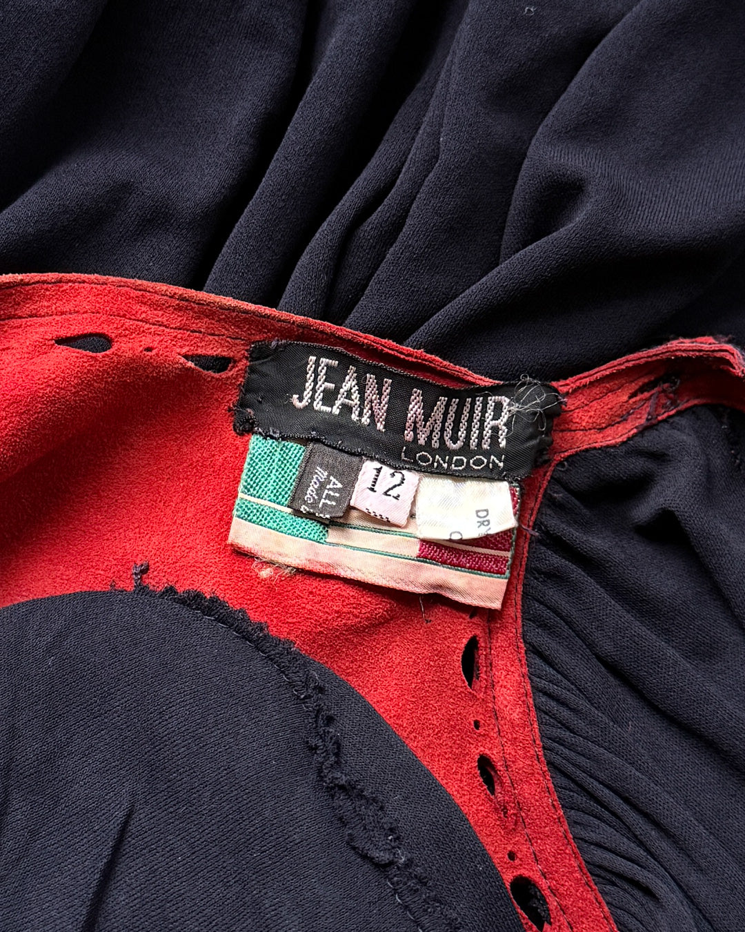 70s Jean Muir Rayon Dress | S-M - Lucky Vintage