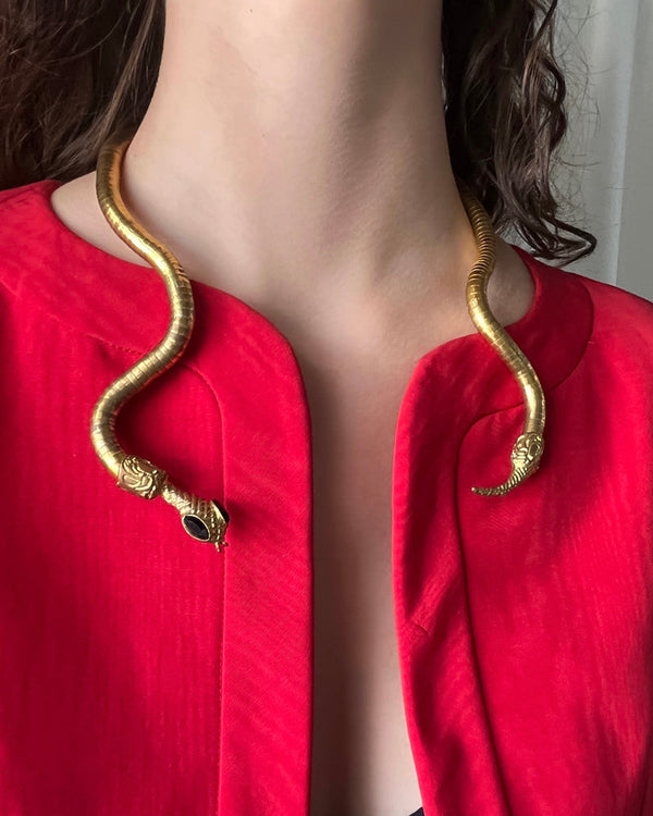 Vintage Snake Collar Necklace - Lucky Vintage